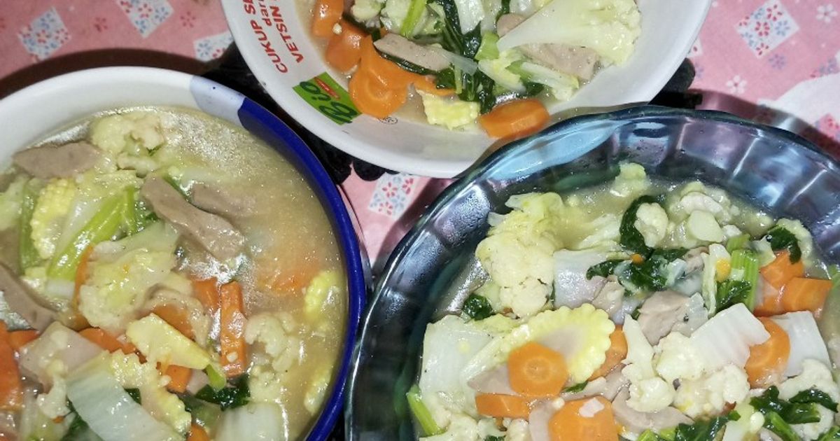 Resep oseng capcay kembang kol caisin rumahan enak dan mudah - Cookpad