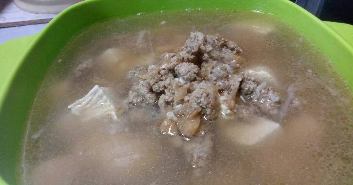 Resep Tahu kuah daging sapi oleh Juwita Komala Dewi - Cookpad