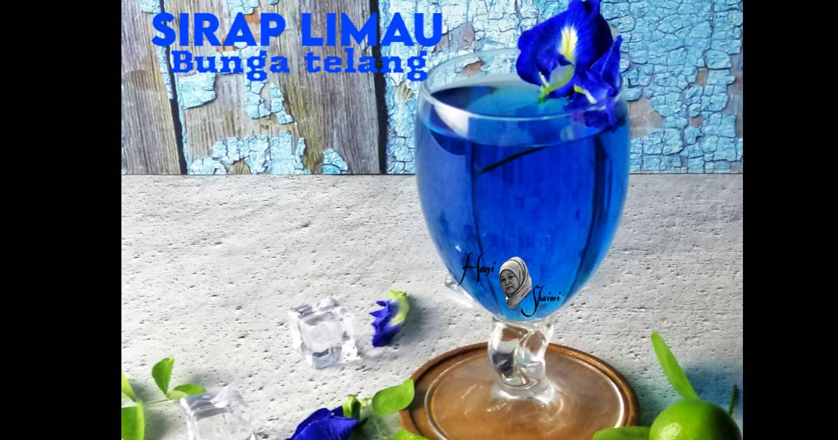 Resepi sirap limau menyegarkan: Minuman mudah & sedap