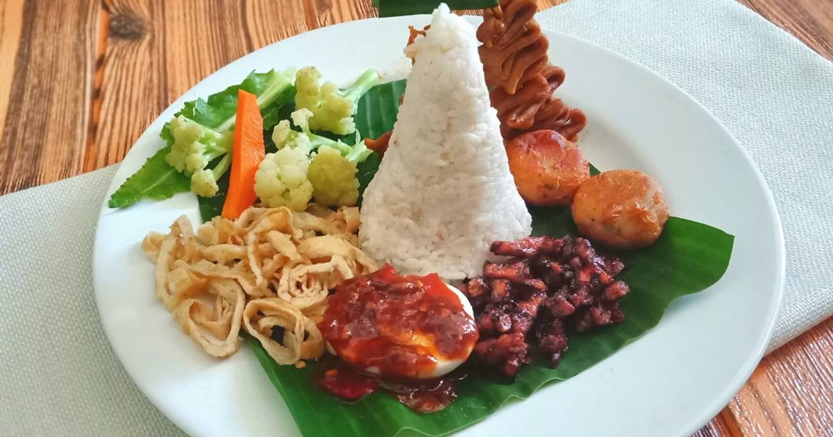 Resep Nasi Campur Telur 3in1 oleh Novia Ratna Dewi - Cookpad