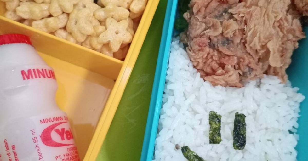 Resep Ide bekal Series : Simply Bento "ayam geprek ala KFC" oleh ...