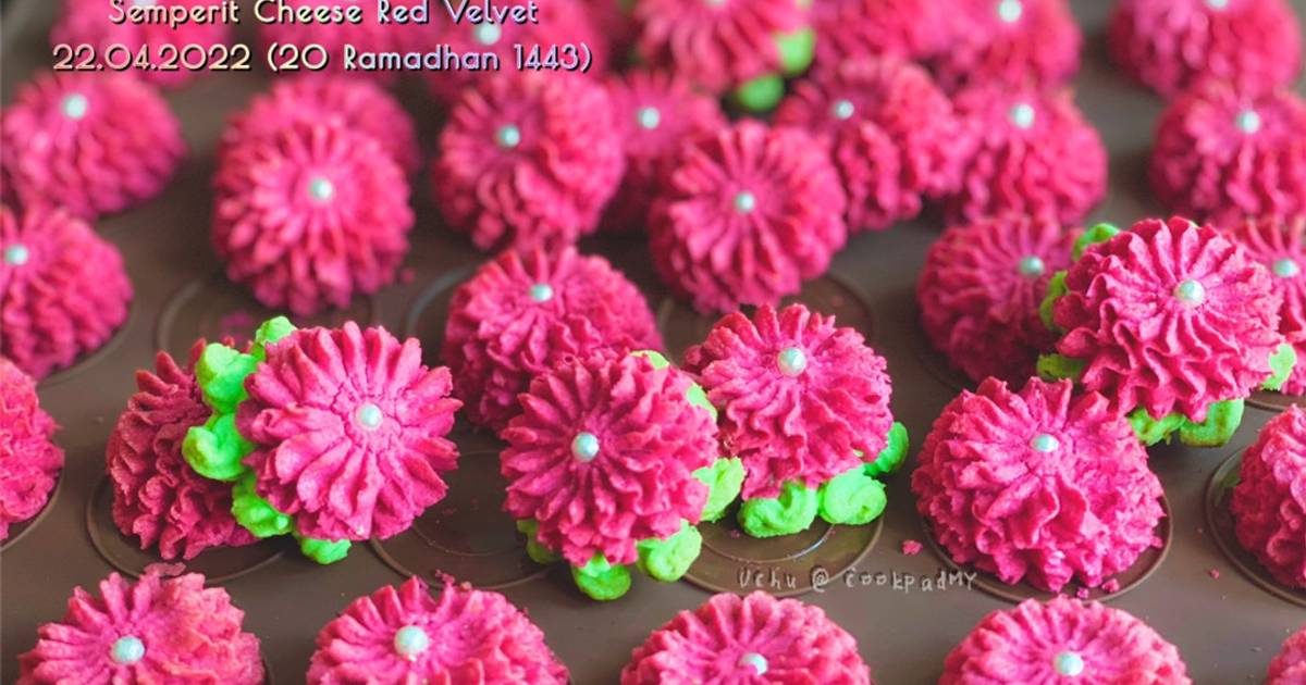 Resipi Semperit Cheese Red Velvet (Biskut Raya) oleh Sesimple Loralin ...