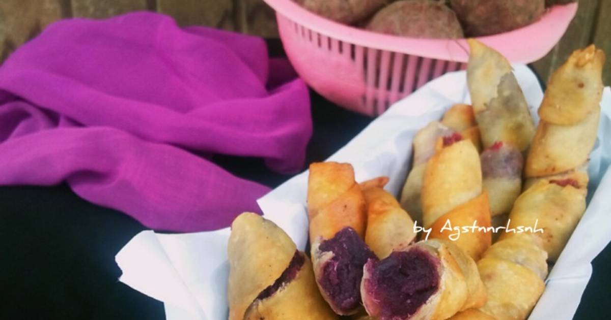 21 resep molen ubi ungu enak dan mudah - Cookpad