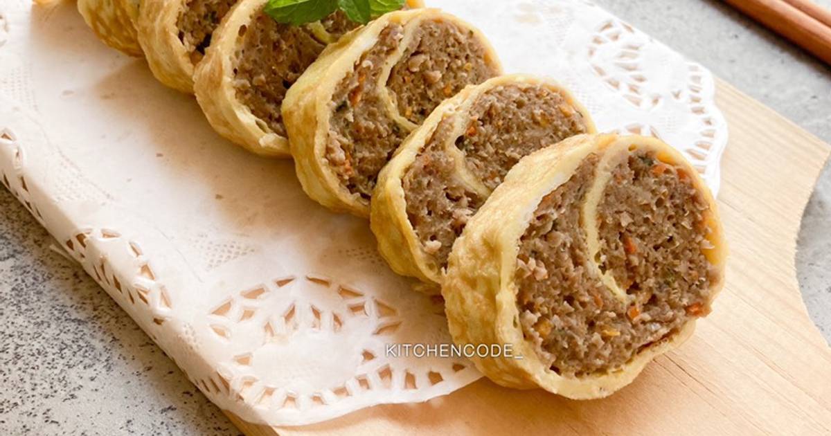 Resep Rollade Daging Sapi Dengan Oat Tanpa Tepung Tapioka Tanpa Terigu ...