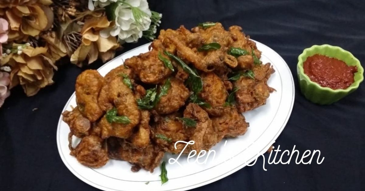 Leftover Bhindi Fry Pakoras Recipe by ZMA - Cookpad