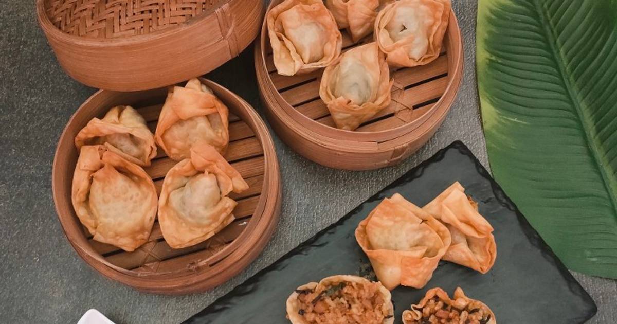 Resep Rice dumplings (pangsit isi nasi) oleh ULIEN - Cookpad
