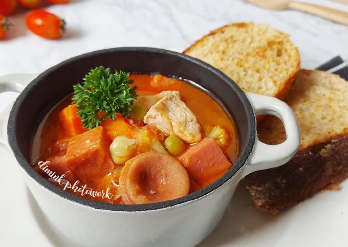 Resep Sup Merah Belanda oleh Dimink Cobain - Cookpad