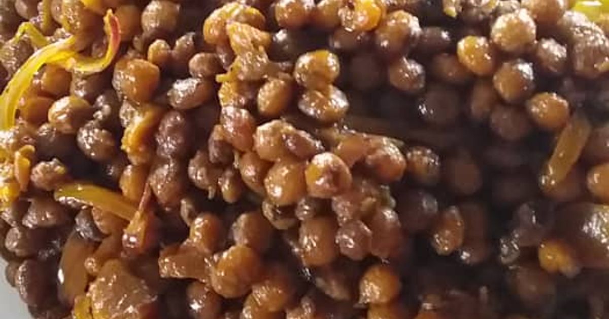 Agbugbu Na Achicha (Pigeon Pea And Dried Cocoyam Porridge) Recipe by ...