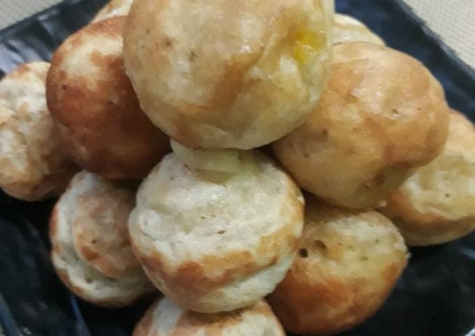 Resep Pinyaram Pisang Nangka Panggang oleh MutiaPS - Cookpad