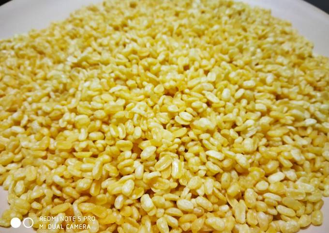 Fried Moong dal namkeen Recipe by Kuldeep Kaur - Cookpad