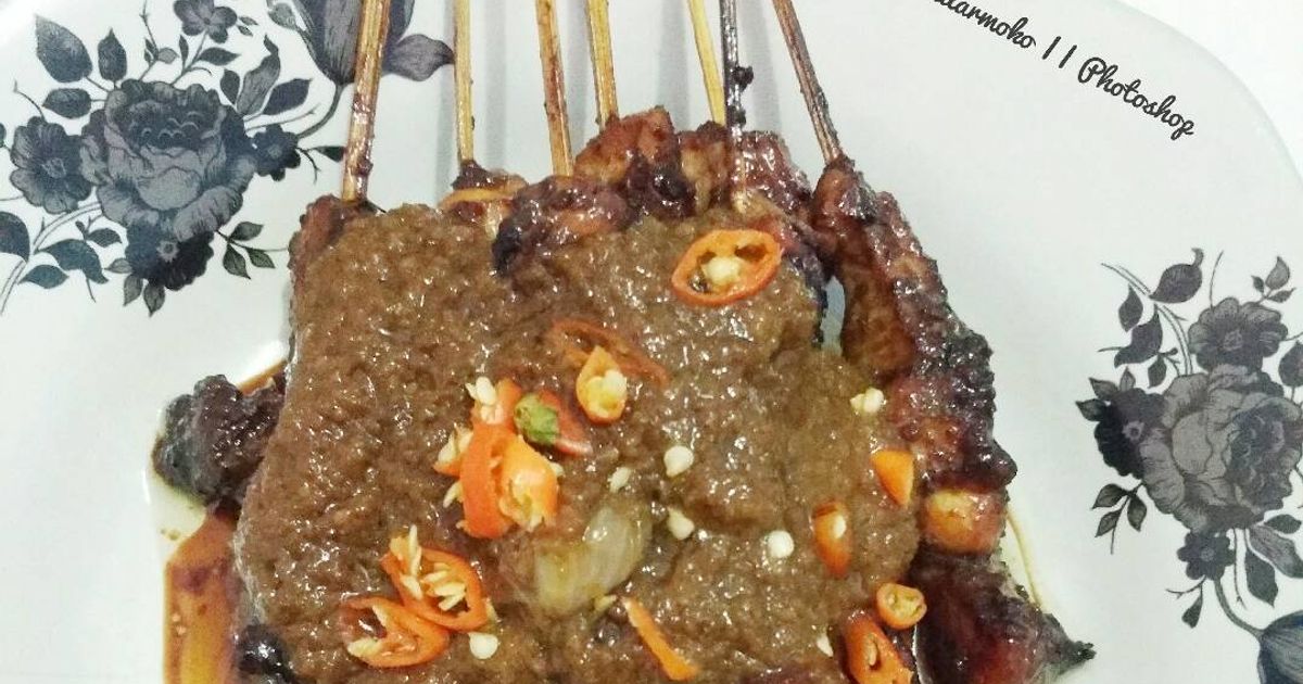 Resep Sate Ayam Bumbu Kacang oleh desty_anggriani - Cookpad