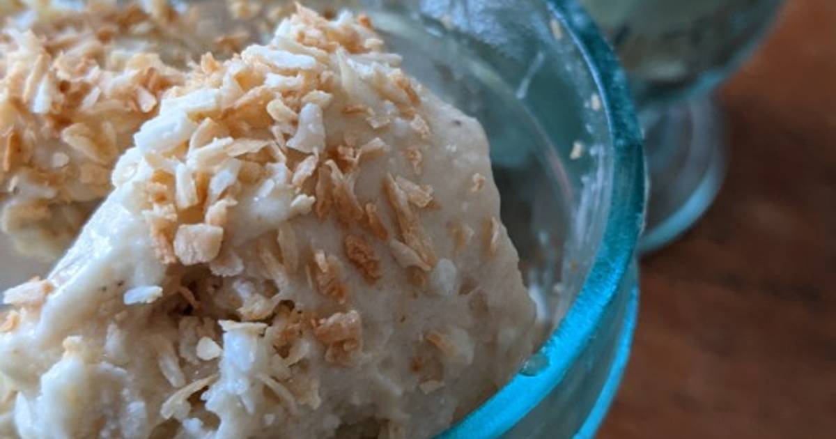 Banana + coconut cheat ice cream Recipe by Malou Herkes - Cookpad