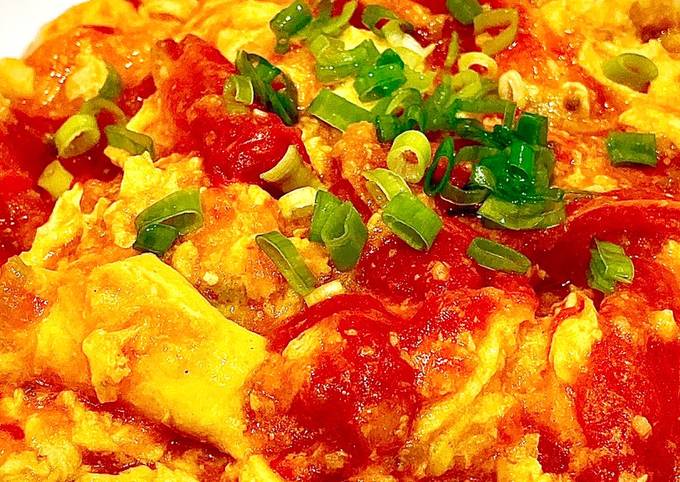 Resep Chinese Tomato and Egg Stir Fry (Xi Hong Shi Chao Jidan) oleh ...