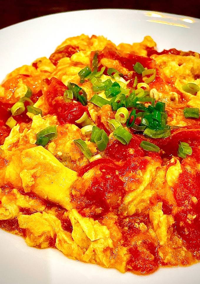 Resep Chinese Tomato and Egg Stir Fry (Xi Hong Shi Chao Jidan) oleh ...