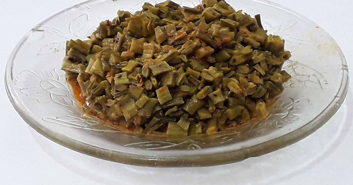 Krishna Dholakia દ્વારા રેસીપી ગુવાર નું શાક (Guvar Nu shak recipe in ...