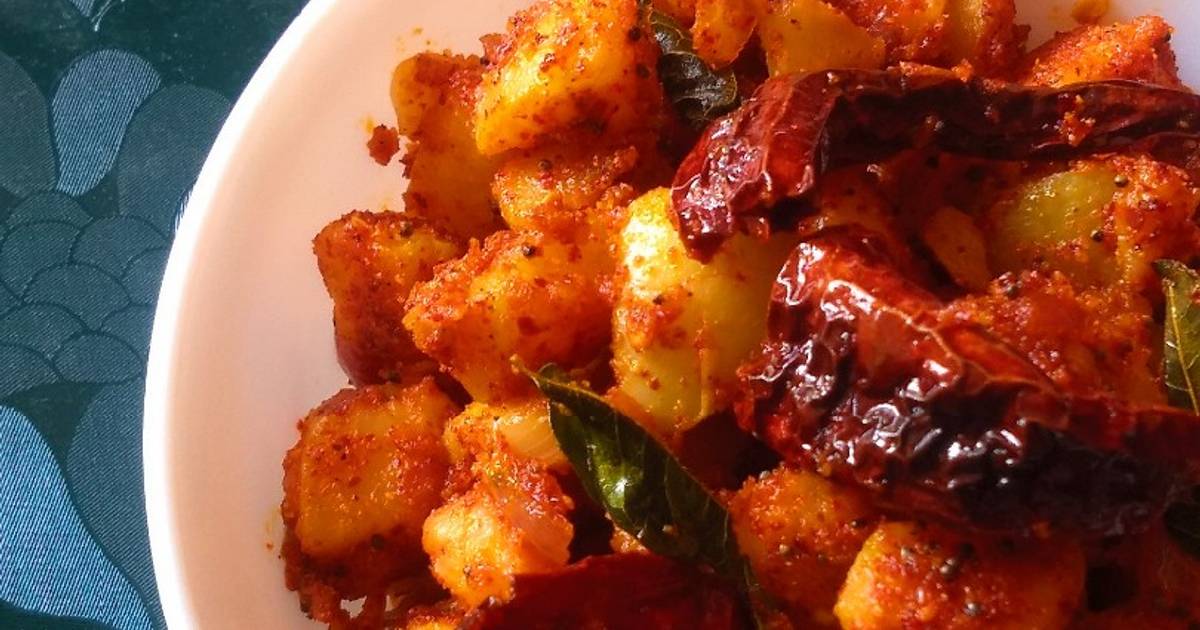 Chettinad Aloo fry Recipe by Suchitra S(Radhika S) - Cookpad