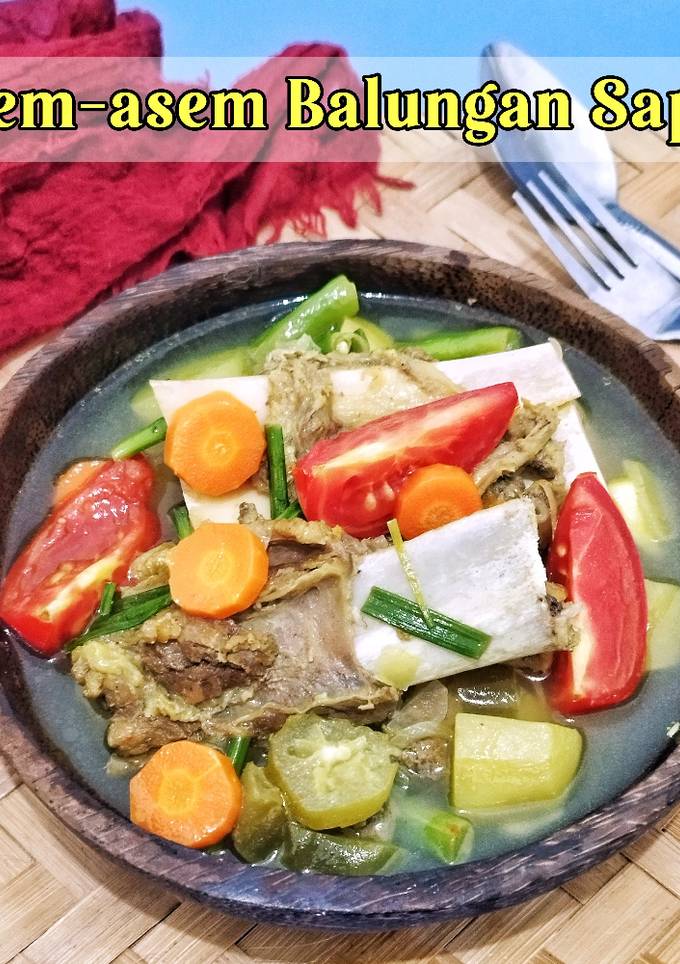 Resep Asem-asem Balungan Sapi Belimbing Wuluh oleh Rachma Nita - Cookpad