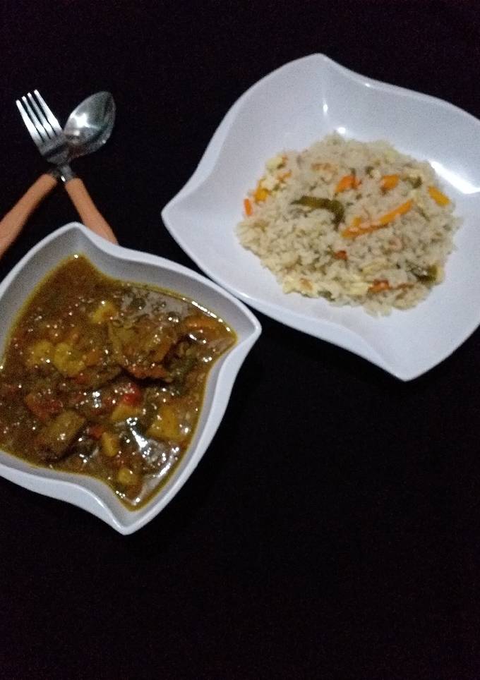 Chicken soup da Chinese rice girki daga TEEGANA'S KITCHEN ...