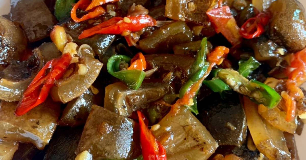 Resep Oseng Pedas Kulit Sapi oleh Aulia Ulfah - Cookpad