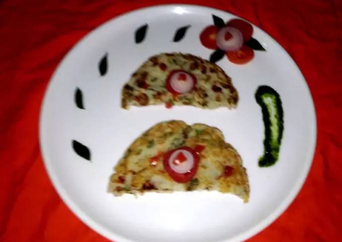 Leftover Rice Omelette Recipe by Sunita Vaghela - Cookpad