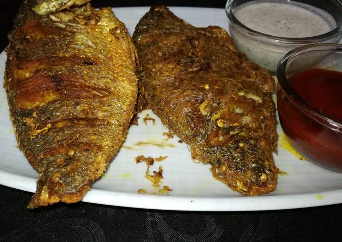Fry fish | masla fish 🐟🐠 Recipe by Ashi Ashi - Cookpad