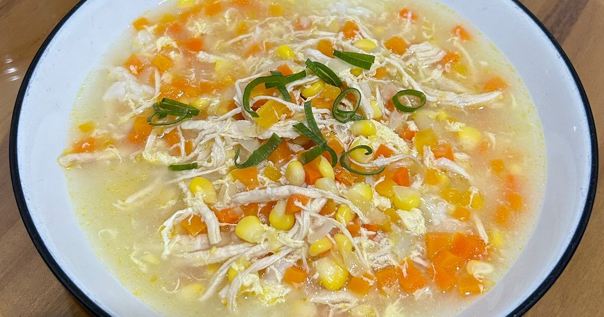 Resep Sup Jagung Ayam Wortel (Simple Sat Set No Ribet 🤓) oleh Linda ...
