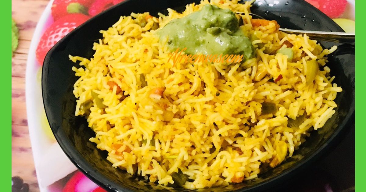 Tricolour Fried Rice Recipe by DROOLSOME MORSEL BY AFREEN WASEEM - Cookpad
