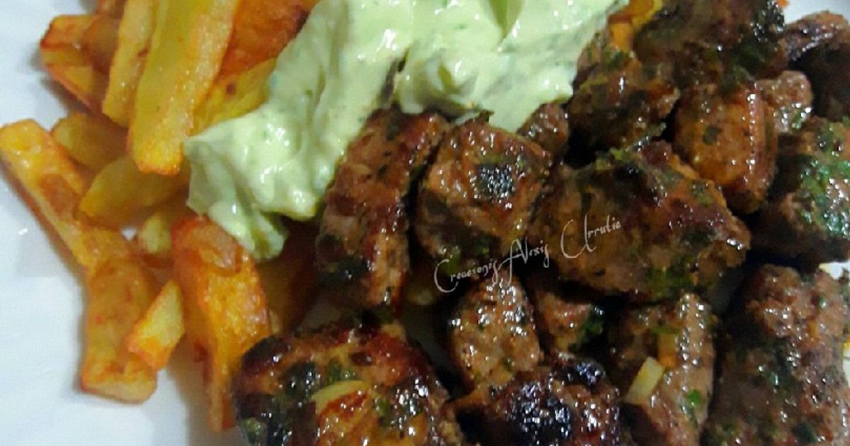 Pinchitos De Ternera Con Mix Tandoori Como Especia Principal Receta de ...