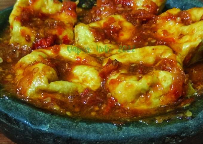 Resep Tahu Penyet Sambal oleh indah lestari - Cookpad