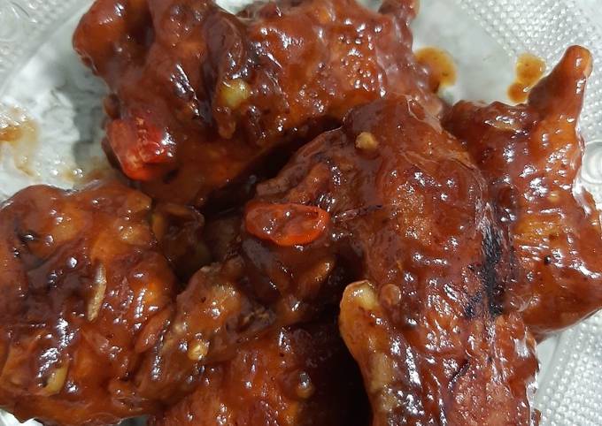 Resep Ayam crispy saos barbeque oleh Ayu Utari - Cookpad