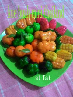 Resep Kue Buah Mini Thailand(thai Kanom Luk Chup) oleh 🍰🍧Dapur Ayu 🍰🍨 ...