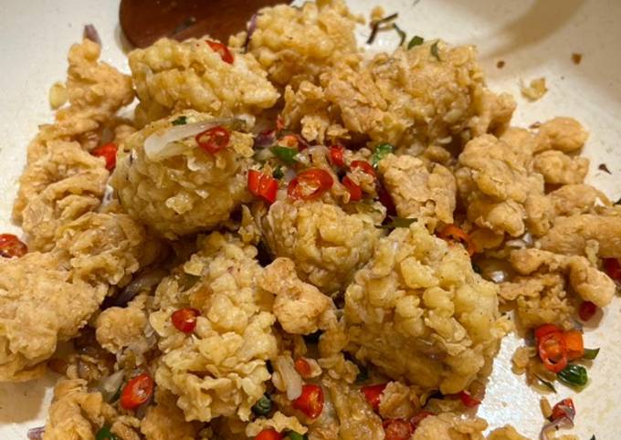 Resep Cumi goreng cabe garam oleh Shelly Veronica - Cookpad