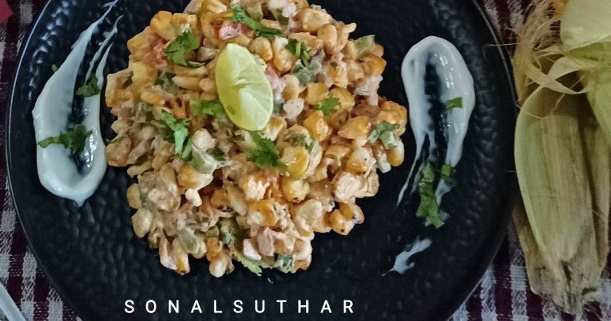 Tandoori Mayonnaise Corn Chaat Recipe by Sonal Gaurav Suthar - Cookpad
