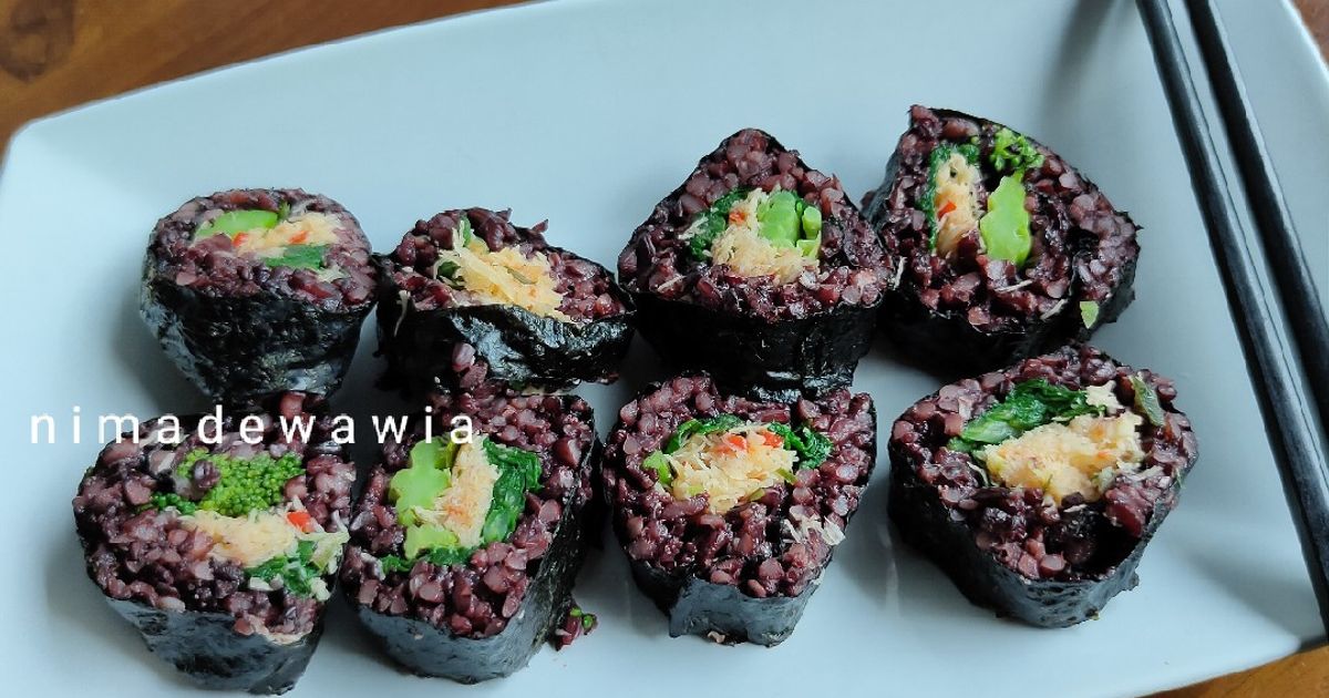 Resep sushi roll nasi sushi rumahan enak dan mudah - Cookpad