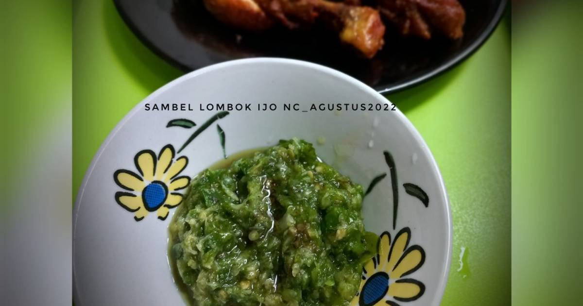 Resep Sambel Lombok Ijo oleh Nunu C. Nurul - Cookpad