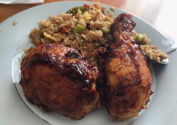 Pollo BBQ fácil Receta de Mel Casanova- Cookpad