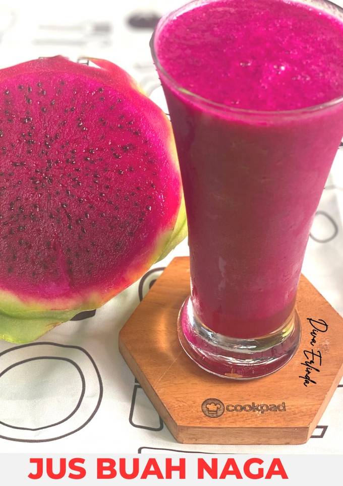 Resep Jus Buah Naga (fresh juice) oleh Agustina Erlinda - Cookpad