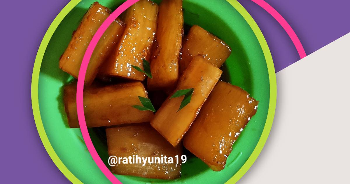 Resep Singkong rebus gula merah (kluwo telo) oleh Ny. Ardhiawan - Cookpad