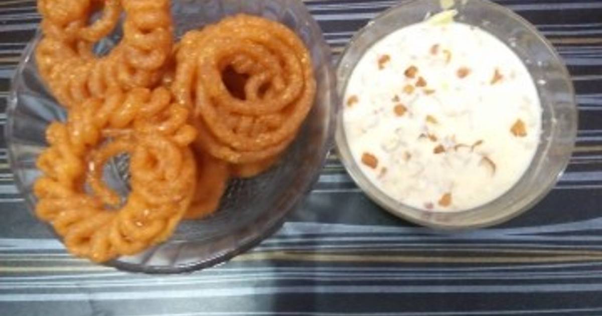 दूध की राबड़ी और इमरती (doodh ki rabri aur imarti recipe in Hindi ...