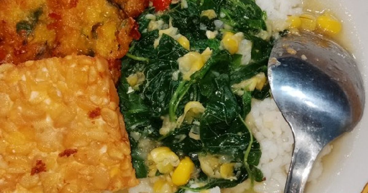 Resep Sayur Menir Manis /Bayam Dan Jagung oleh Siti Chusnah - Cookpad