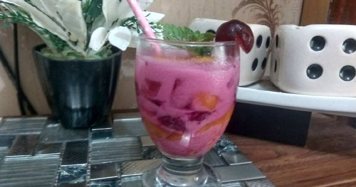 Resep Es buah susu jelly oleh Eclairs kitchen - Cookpad