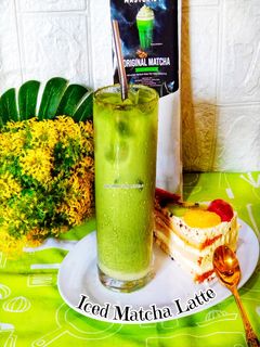 Resep Iced Latte Matcha Cloud oleh Rich Products Indonesia - Cookpad
