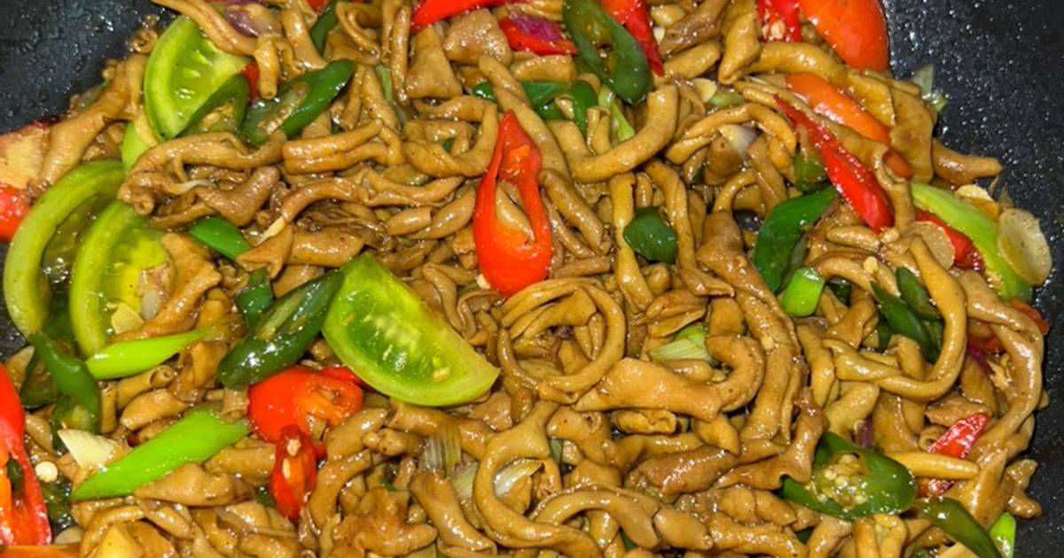 256 resep oseng usus cabe hijau rawit enak dan mudah - Cookpad