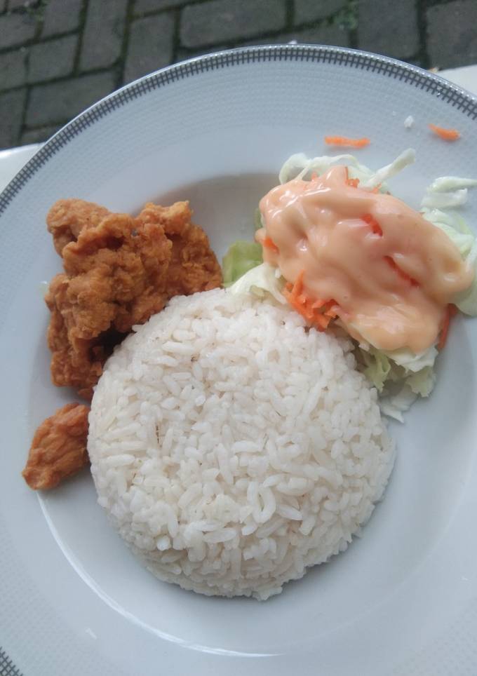 Resep Chicken Karagen with Salad Sayur oleh Innany hidayatillah - Cookpad
