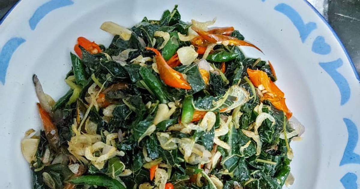 Resep Oseng Daun Pepaya Ebi oleh Laila El - Cookpad