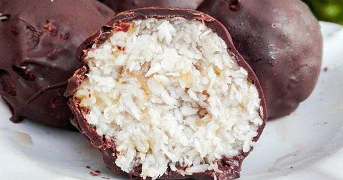 Bombones De Coco Rallado (@Untoquemassano) Receta de UN TOQUE MAS SANO