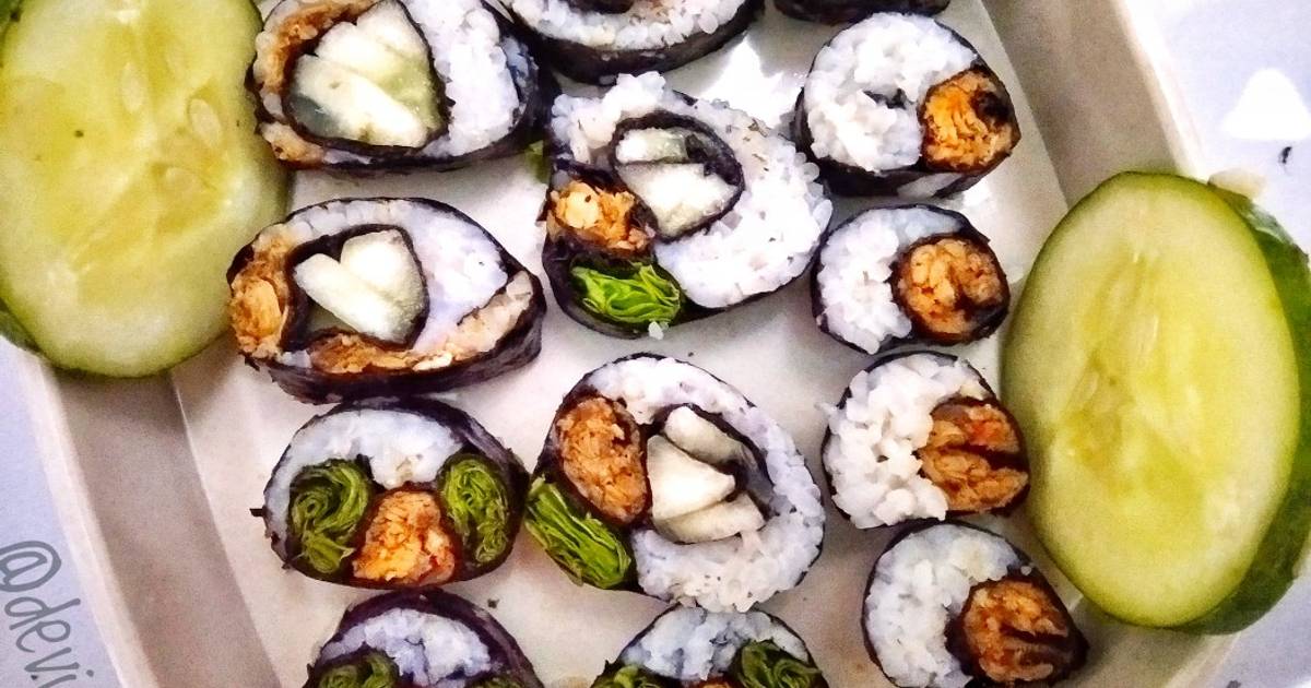 13 resep sushi isi tongkol enak dan mudah - Cookpad