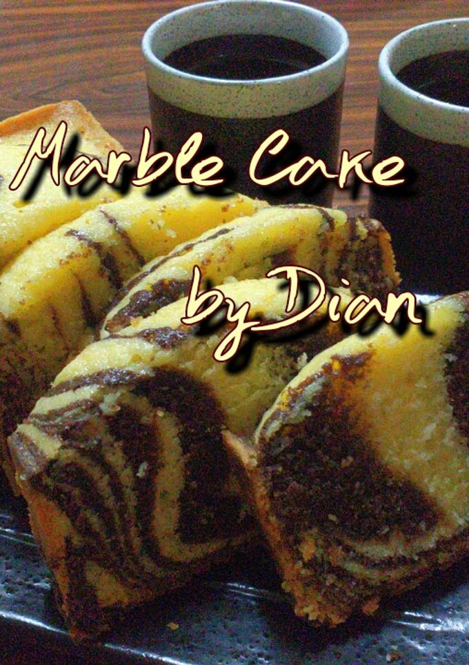 Resep Bolu marmer/marble cake oleh Dian Arbani - Cookpad