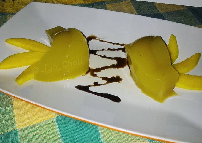 Resep Pudding Mangga Bacang oleh Liya Chali - Cookpad