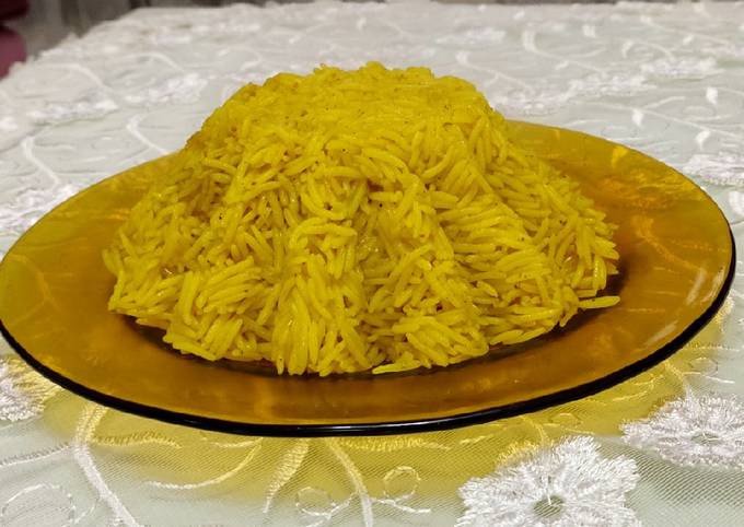 أرز بسمتي أصفر 🍚🍚 بالصور من Mona Samy Elkazaz - كوكباد